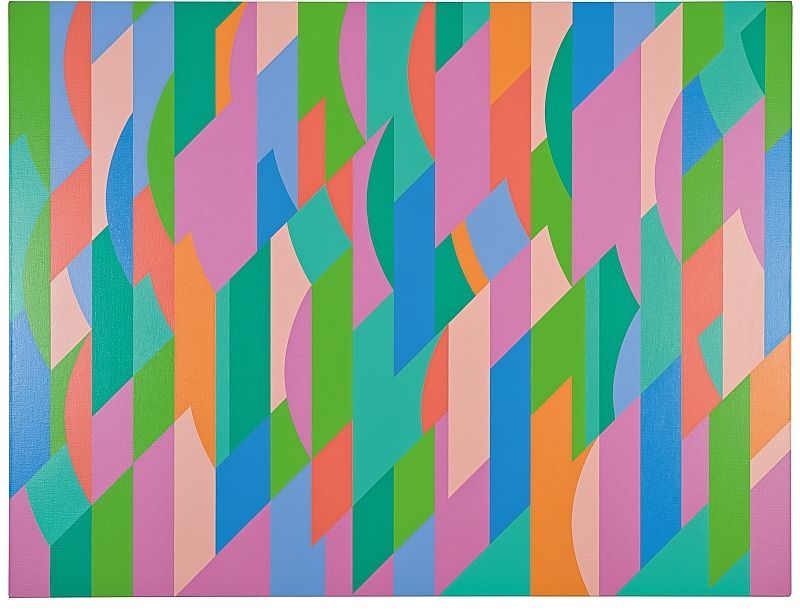 Bridget Riley: Lagoon 1 - Sammlung - Museum für Gegenwartskunst Siegen